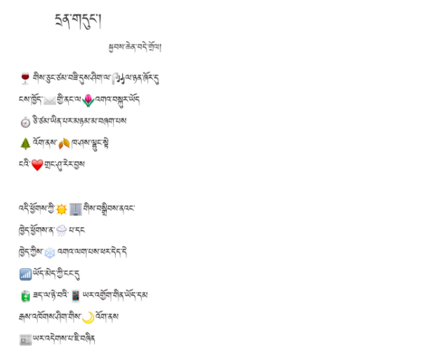 Guest Post by Lowell Cook: Emoji Poem “Longing" By Kyabchen Dedrol