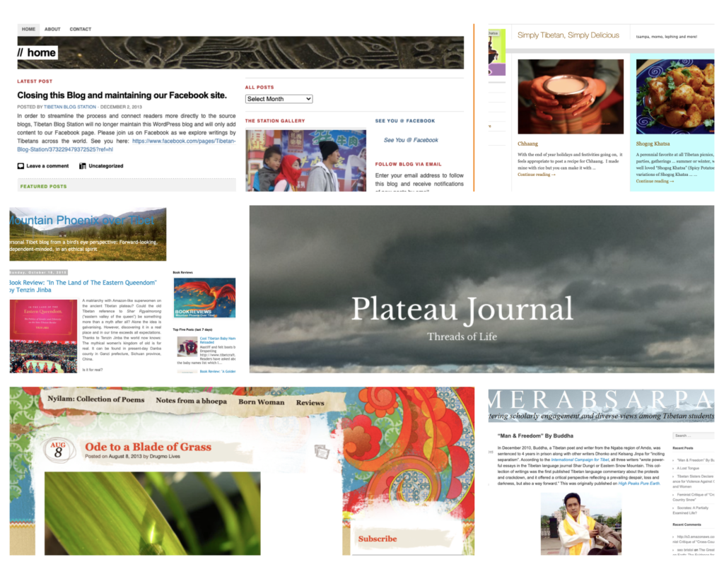 A Look Back at English Language Tibet Blogs